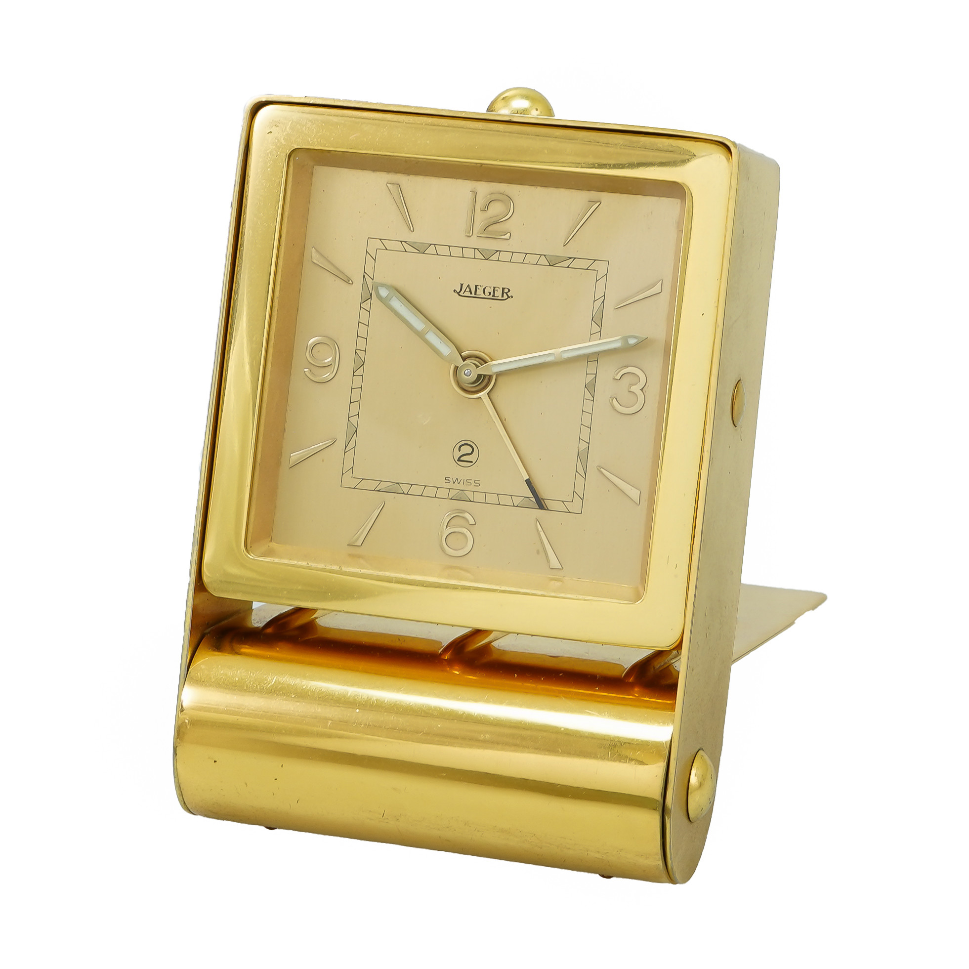 Vintage Jaeger LeCoultre 2 Days Alarm Folding Clock - Inventory 5238 ...