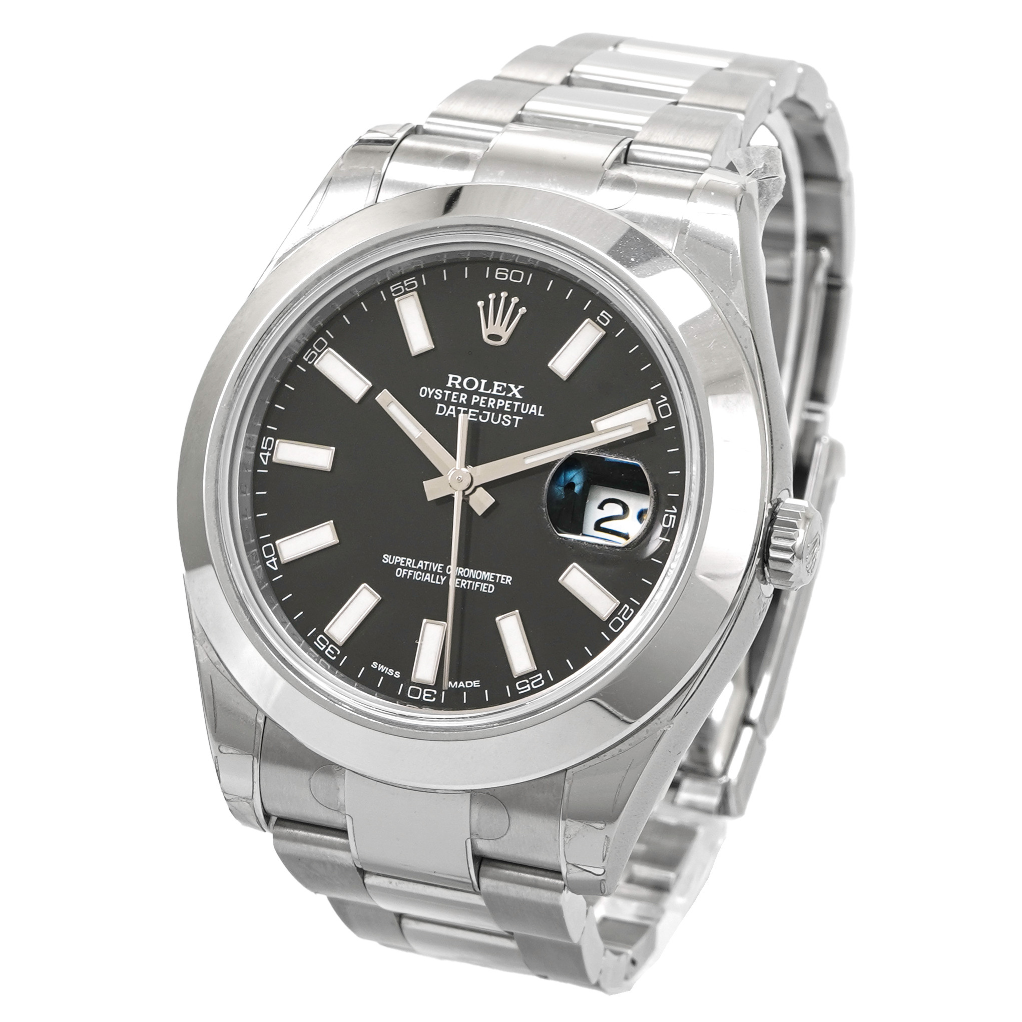 Rolex Datejust II Black Roman 116300 *Unworn* - Inventory 5243 ...