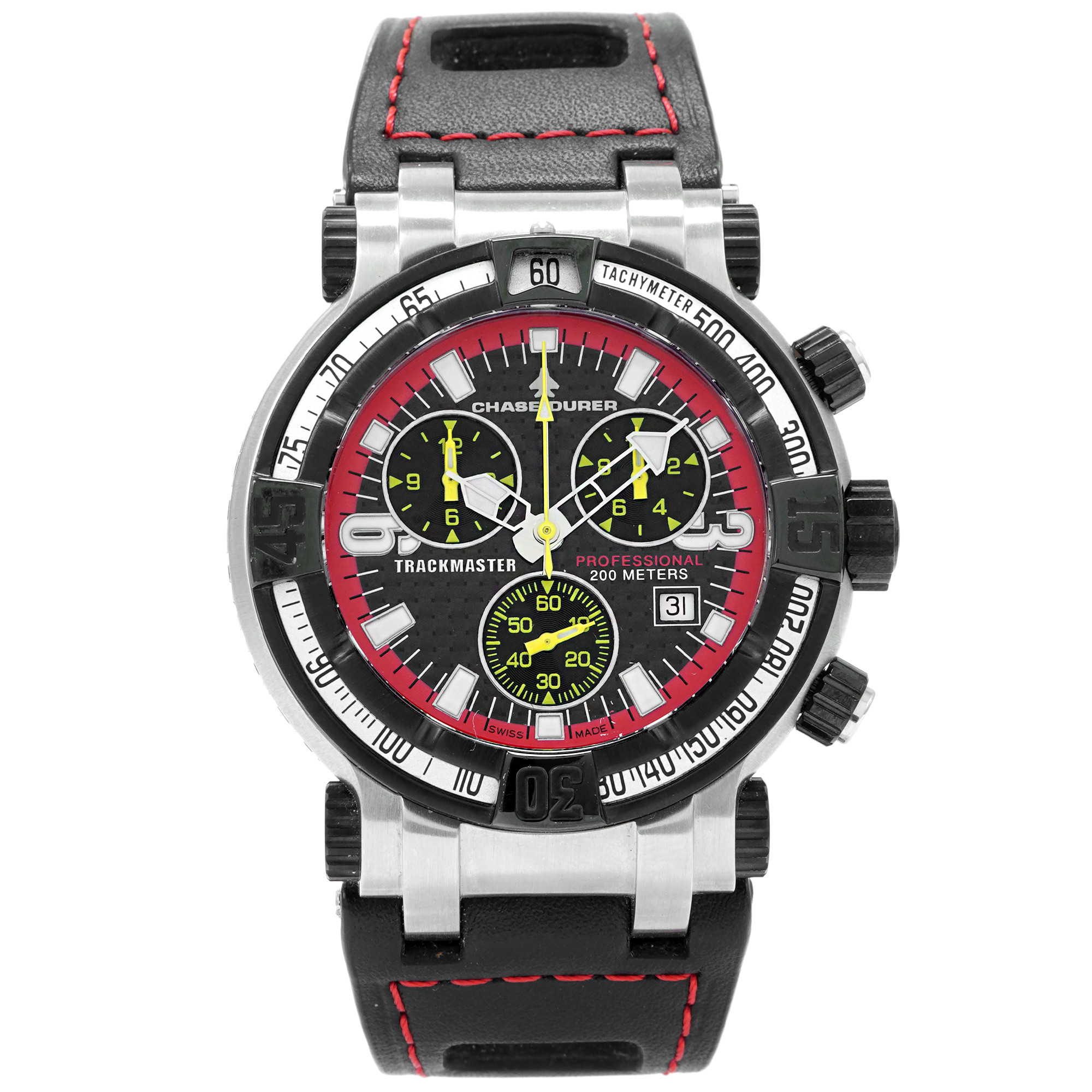 Chase Durer Trackmaster Pro Chronograph *Red* 224.2br-bra - Inventory ...