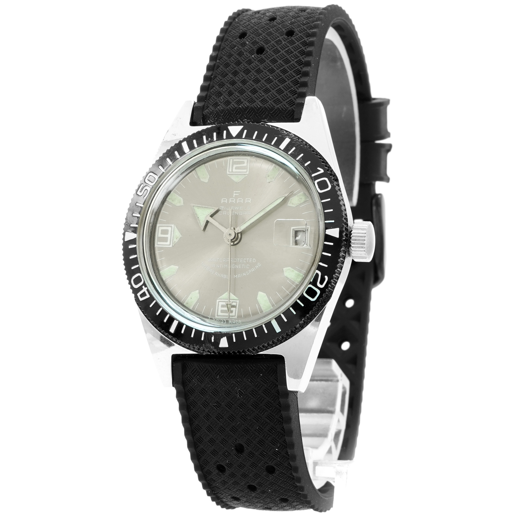 F Arar Vintage Skin Diver *Unworn* - Inventory 6590 - DelrayWatch.com