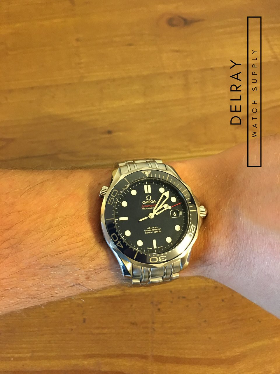 Omega Seamaster Ceramic BLUE DIAL- Unworn - DelrayWatch.com