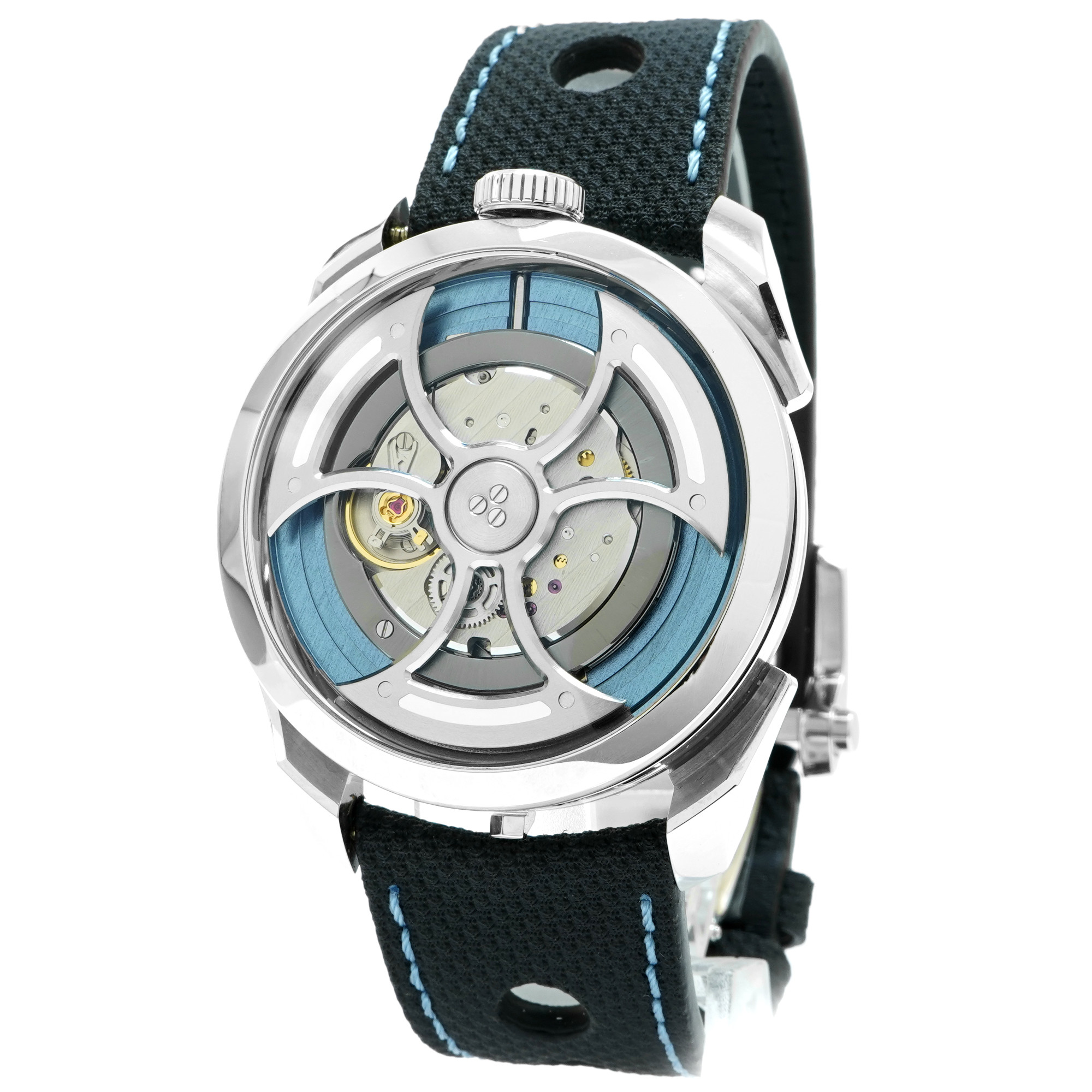 MB&F MAD1 Project Blue Slim - Inventory 7134 - DelrayWatch.com
