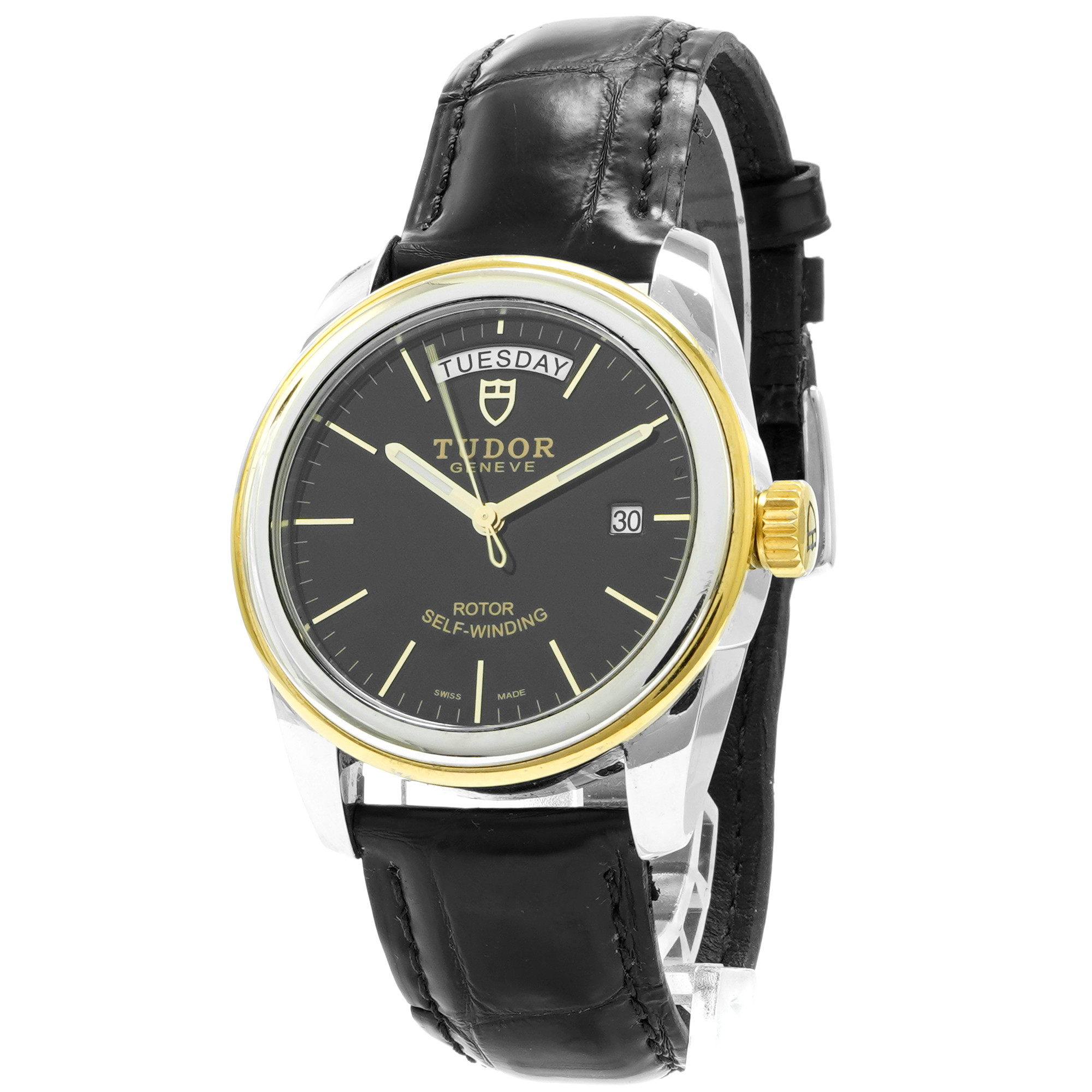 Tudor Glamour Date & Day 56003 - Inventory 8138 - DelrayWatch.com