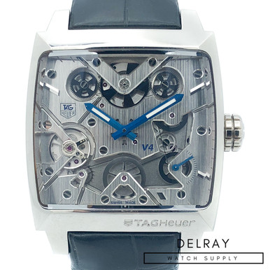 Tag Heuer Monaco V4 Platinum *Limited Edition* - DelrayWatch.com