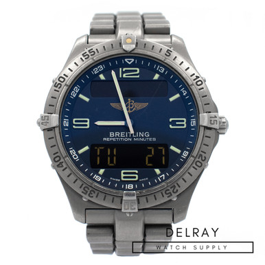 Breitling Aerospace Blue Dial - DelrayWatch.com