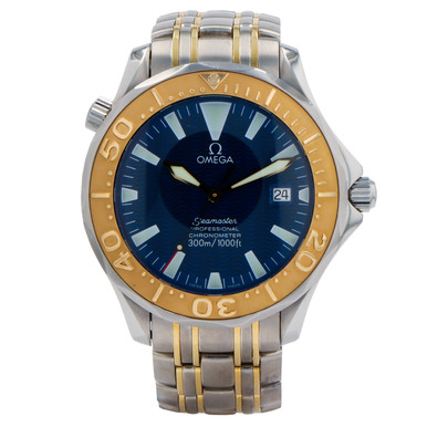 Omega Seamaster Professional Two Tone - DelrayWatch.com