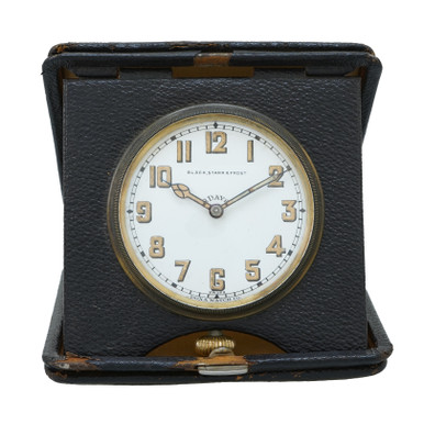 Doxa Early 1900's Black Start & Frost 8 Days Clock - Inventory 5358 ...
