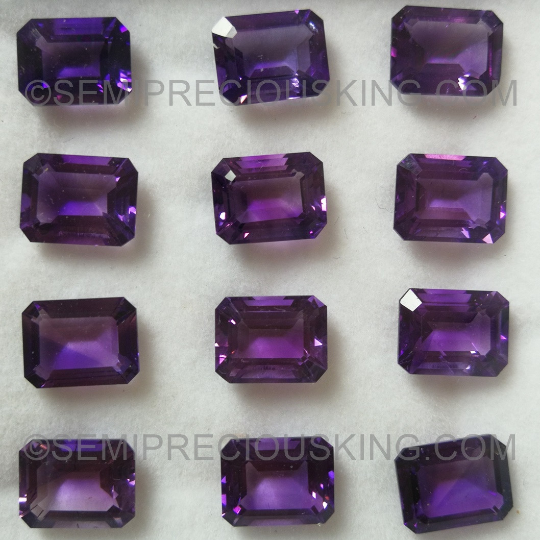 Craft Supplies & Tools Gemstones Natural amethyst loose gemstone in 911 ...