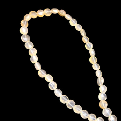 Natural Chalcedony Round 7mm Faceted Drilled Beads | VS Clarity | 16 ...