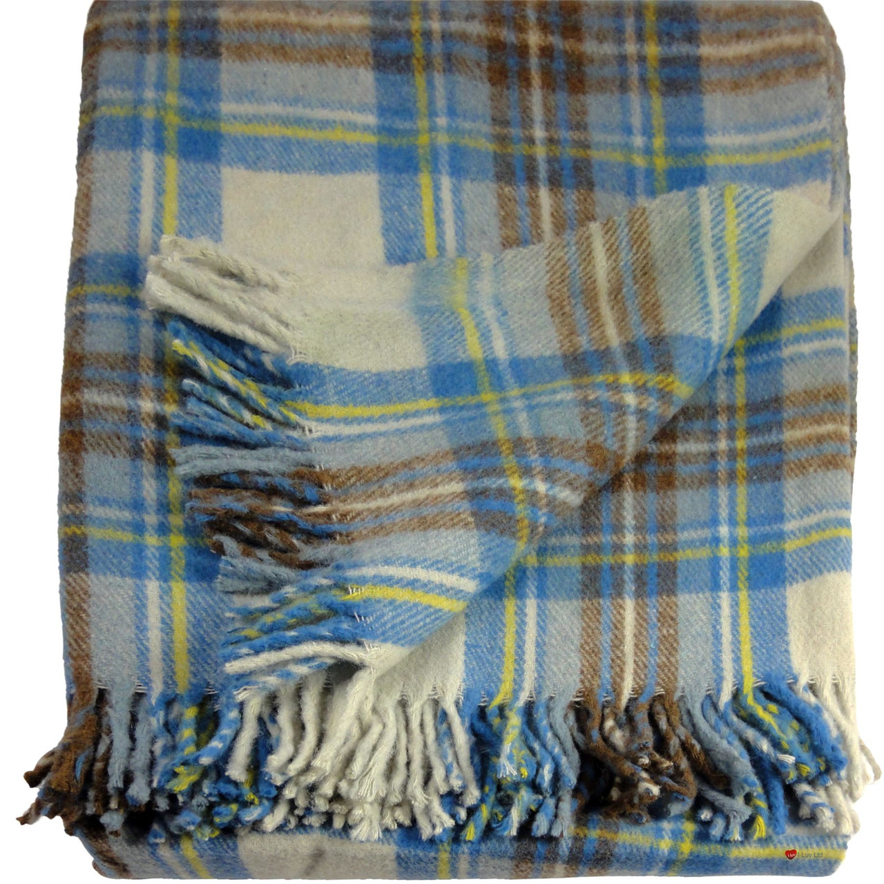 Scottish Tartan Wool Mix Blanket Throw Warm and Soft Travel Plaid ...