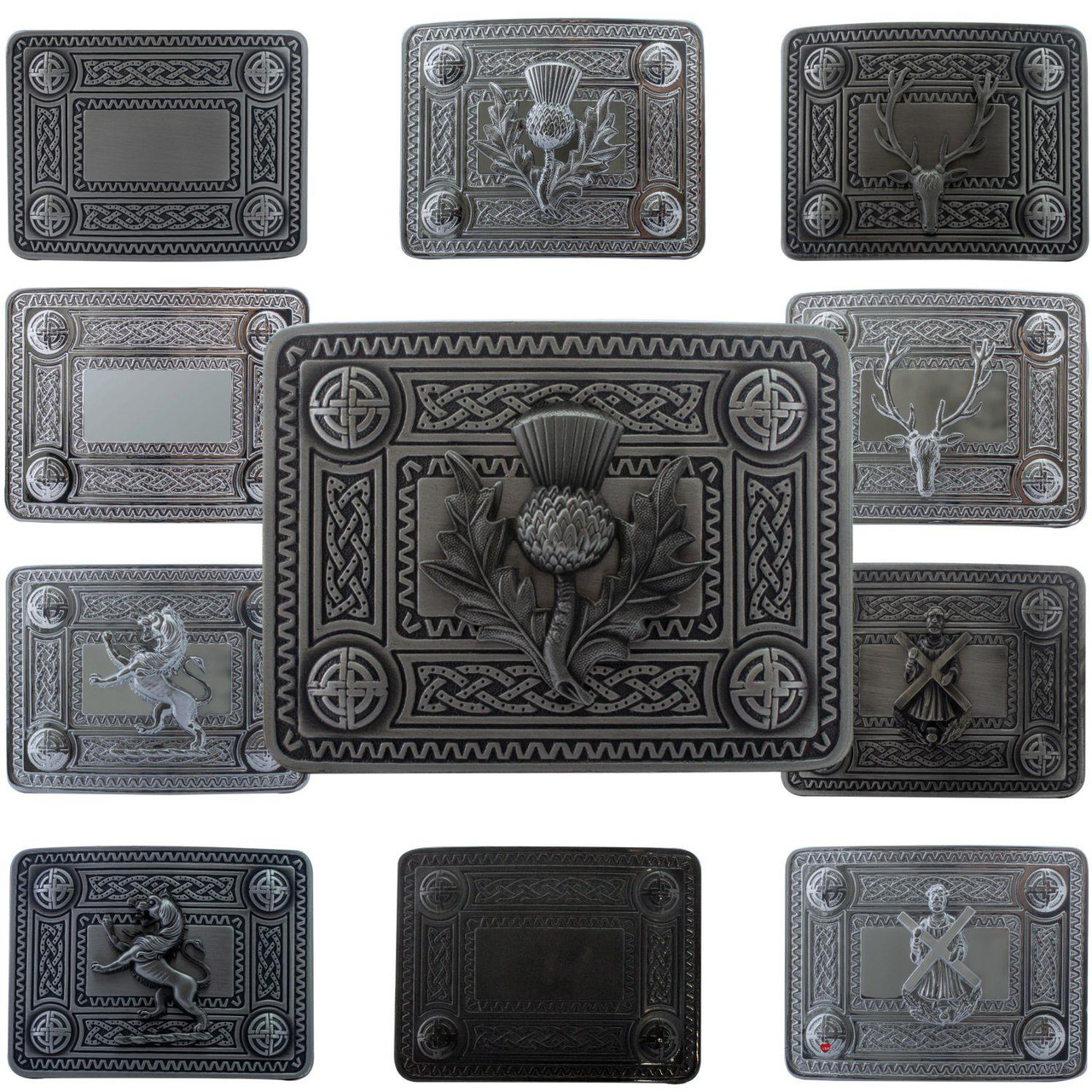 Celtic Knot Kilt Belt Buckle Scottish Made - iluvscotland.co.uk