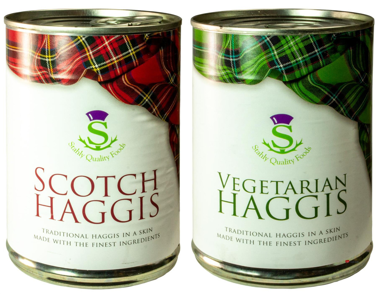 Scottish Haggis and Vegetarian Haggis Selection of 2 Tins Made in ...