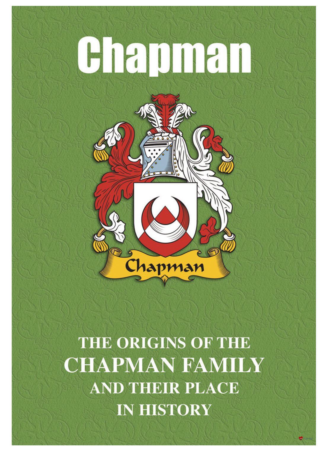 Chapman English Ancestry Family History Booklet with Amazing Facts of ...