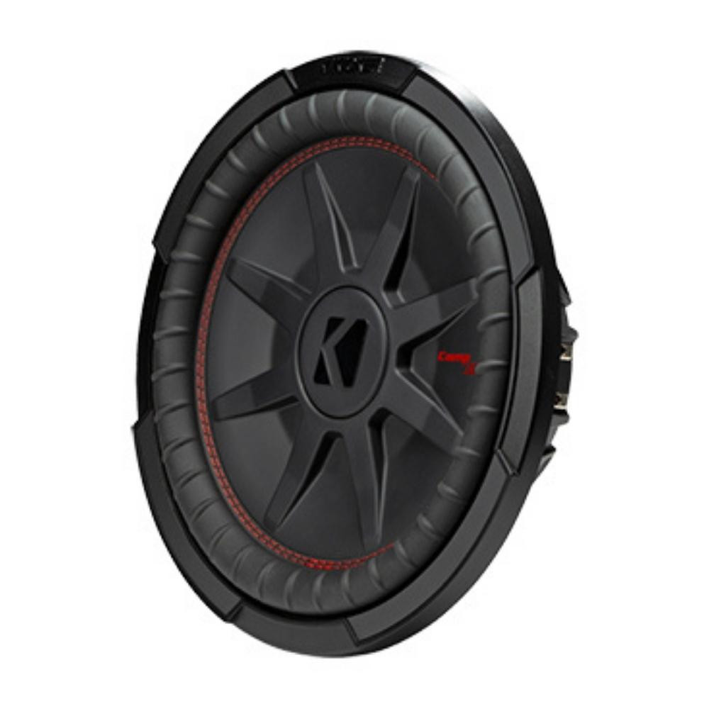 Kicker 48CWRT124 12" Subwoofer w/ 46CXA4001T Amp & Amp Kit & IB-C112S ...