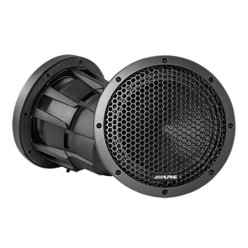 Alpine HDZ-W10 10" Subwoofer w/ High Amplitude Multi-Roll Surround ...
