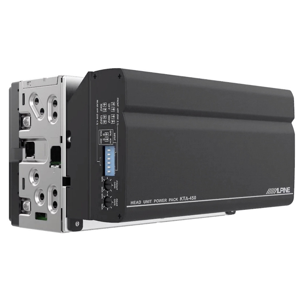 Alpine Power Pack includes ILX-W650 multimedia receiver, KTA-450 amplifier