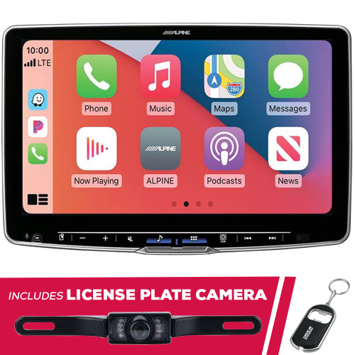 Alpine Halo11 ILX-F511 11" Digital Multimedia w/ License Plate Camera