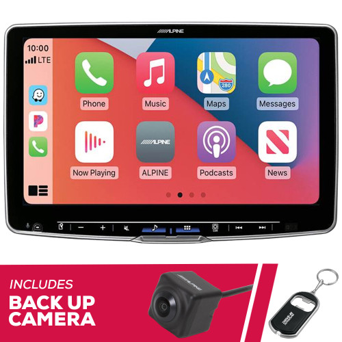 Alpine Halo11 ILX-F511 11" Digital Multimedia Receiver & Alpine Rear ...