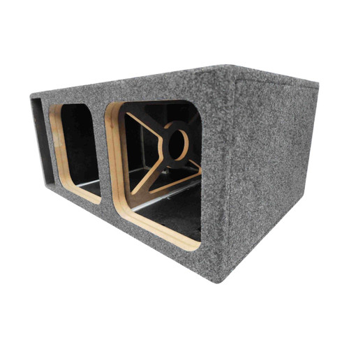 Metra IB-C212PK Carpet Dual 12" Ported Square Woofer Hole Speaker Enclosure