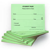 Student Pass Pad - Tardy Admit - Late Pass Pad