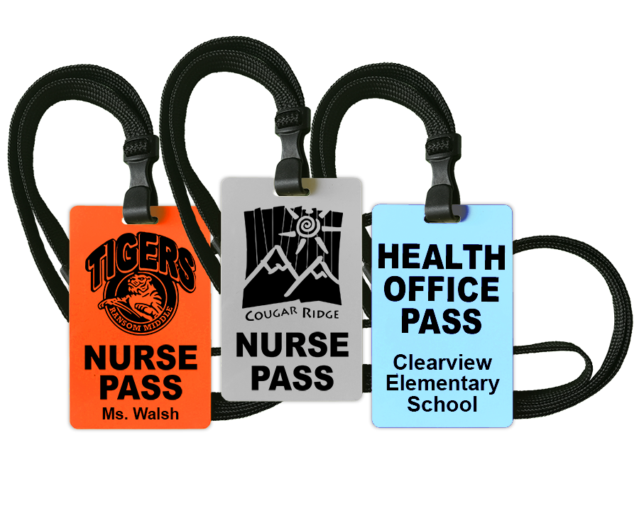 Nurse Pass Tags | Hall Pass for Health Room and Nurse's Office