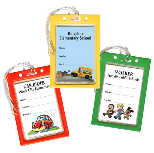 Bus Tags | Student Bus ID Routing Tags | Kindergarten Tags, Bus Routing ...