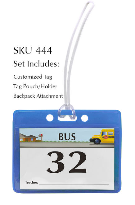 BUS & HALL PASS TAGS - NationalSchoolForms.com