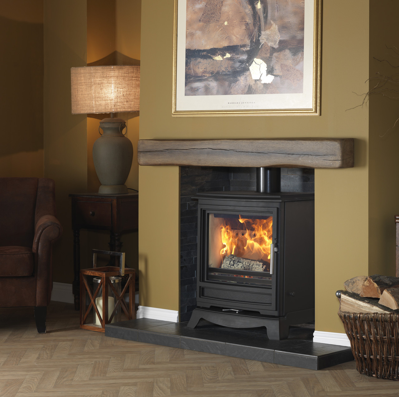 Charlton & Jenrick Classic 5kW Wide Slimline Free-Standing Stove