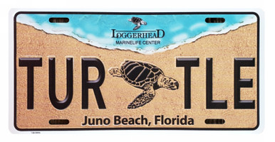 Turtle Front License Plate - Loggerhead Marinelife Center