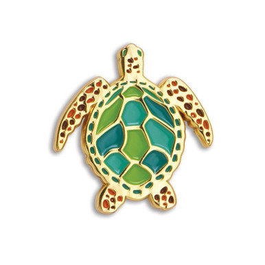 Sea Turtle Enamel Pin - Loggerhead Marinelife Center