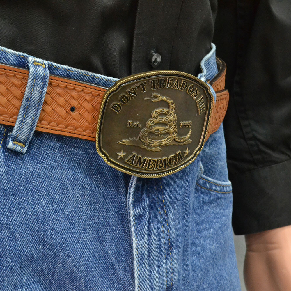 Montana SIlversmiths American Gadsden Don't Tread on Me Heritage ...