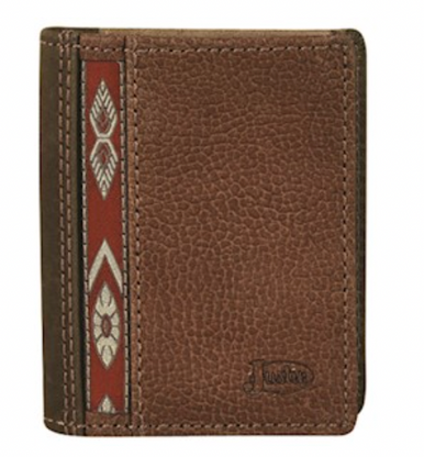 Justin Bifold Ribbon Wallet - Black Swamp Boots