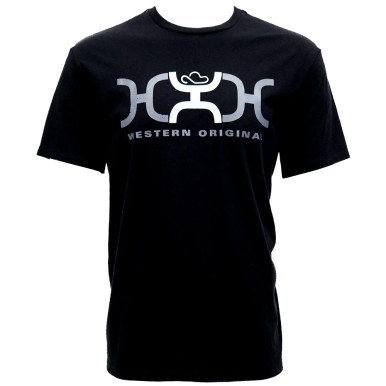 Men's Hooey Loop Logo Tshirt - Black Swamp Boots
