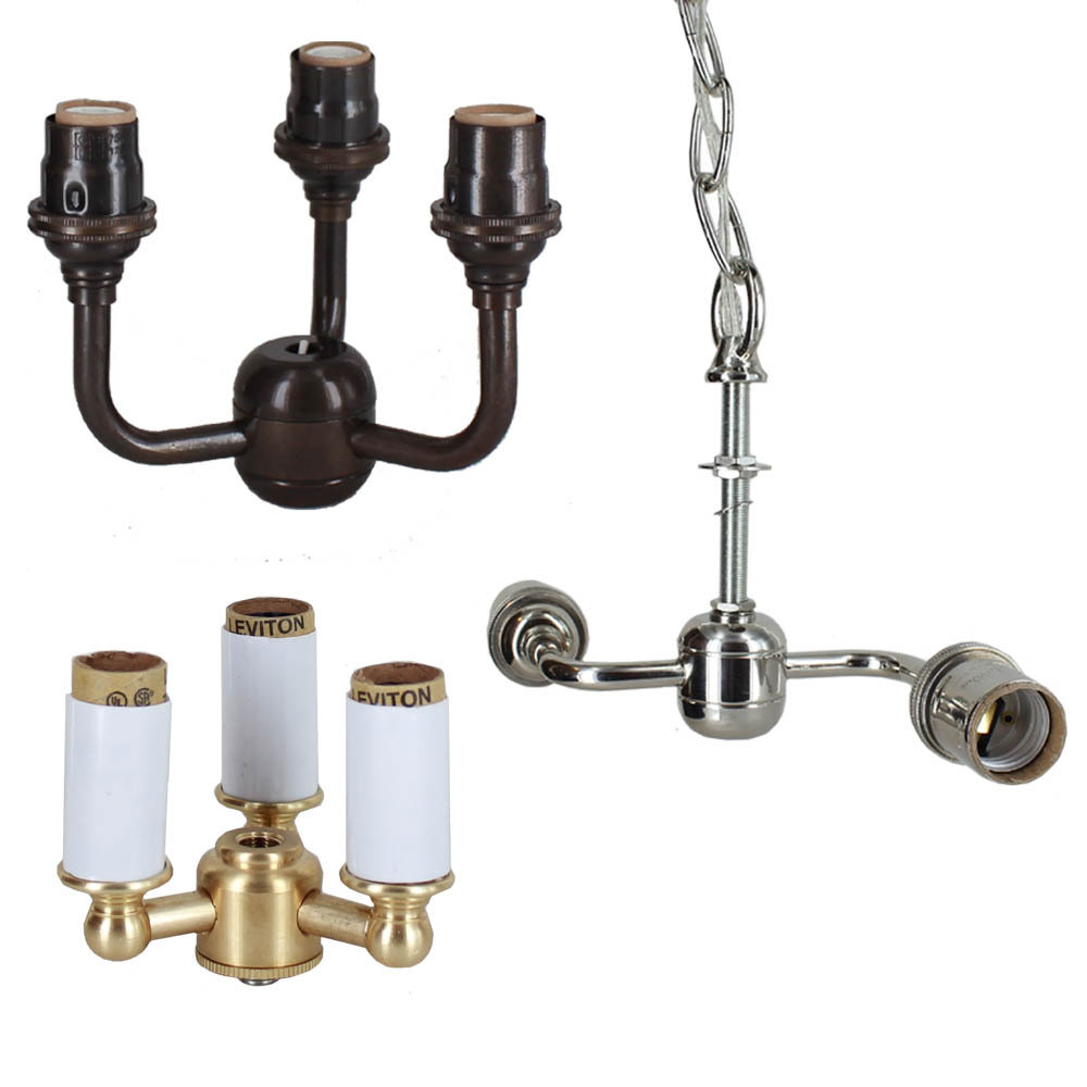 Metal Lamp Socket Clusters | Grand Brass Lamp Parts, LLC.