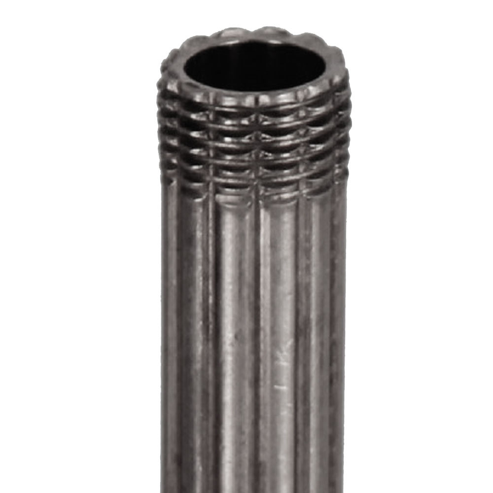 Male Threaded Reeded Pipe | Grand Brass Lamp Parts,