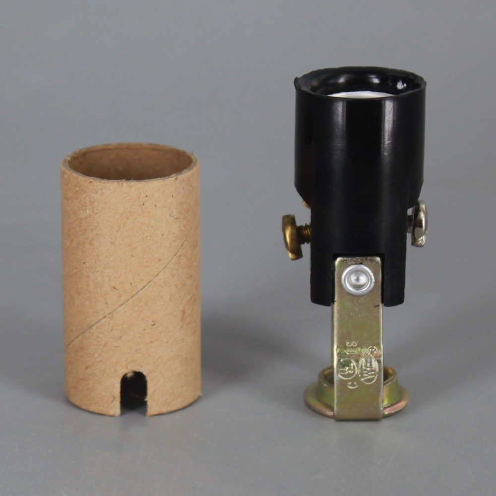 2in. Candelabra Lamp Socket with 1/8ips. Threaded Hickey and Cardboard ...