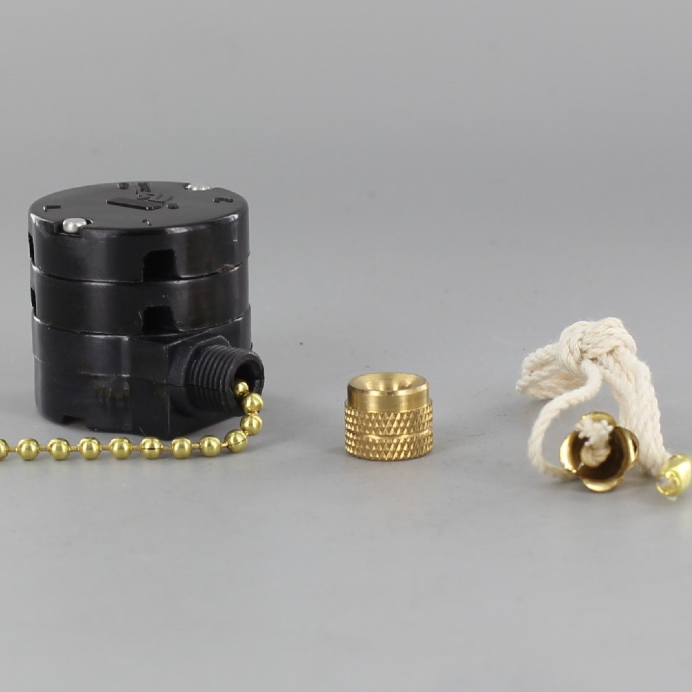 On-Off Pull Chain Switch with Metal Shell