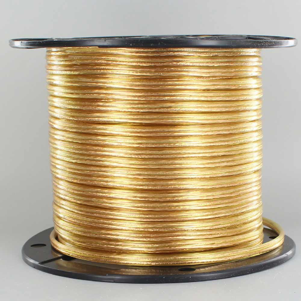 18/2 SPT-1 - Transparent Gold PVC Jacket - Stranded Copper - Lamp And ...