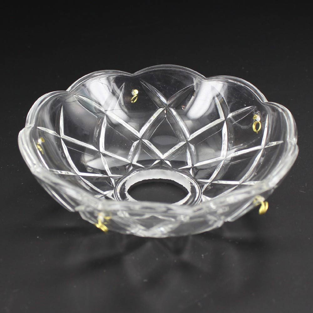 Crystal Bobeches | Grand Brass Lamp Parts, LLC.