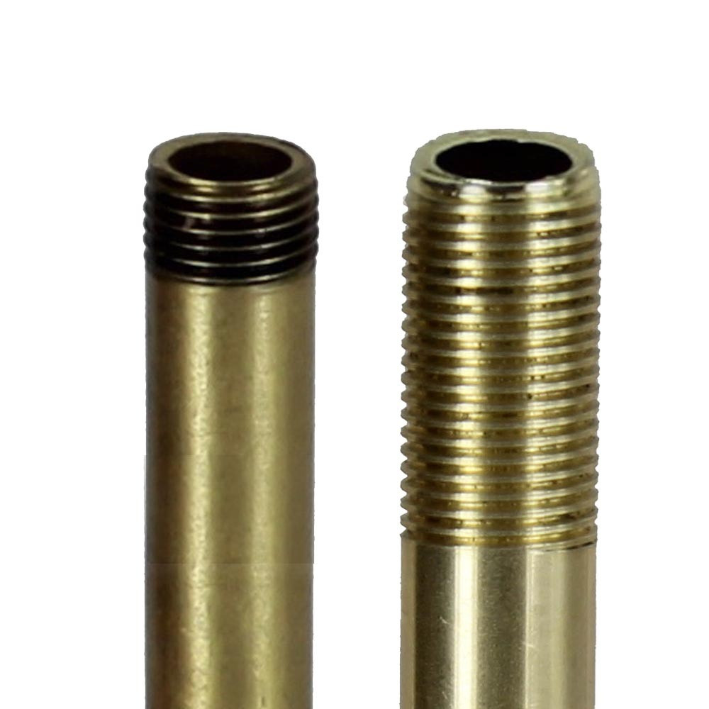 1/8ips Male Threaded Lamp Pipe | Grand Brass Lamp Parts, LLC.