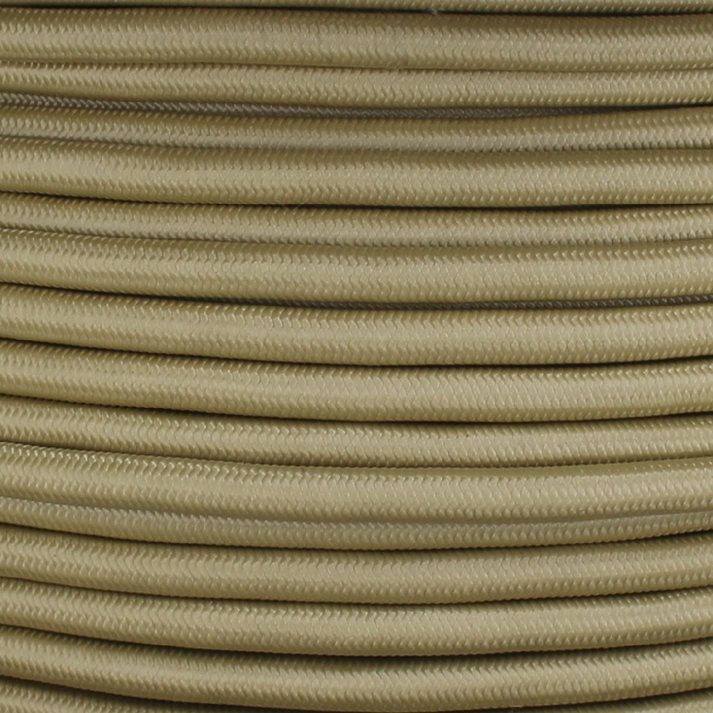 18/3 SJT-B Antique Gold Nylon Covered Lamp and Lighting Wire
