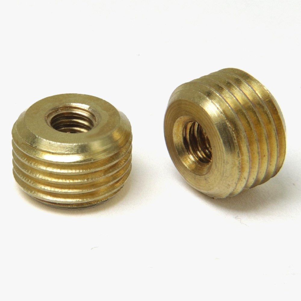 8/32 Female X 1/8ips. Male Thread Unfinished Brass Reducer without Shoulder