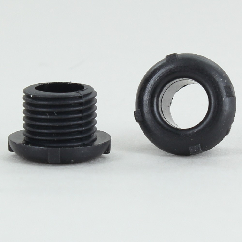 1/8ips. Male Threaded Plastic Bushing - Black