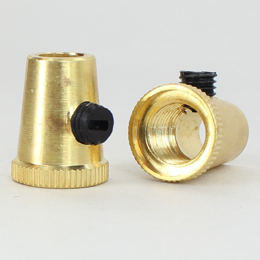 1/8ips Female Threaded Cone Cord Grip with M6 Threaded Nylon Set Screw ...