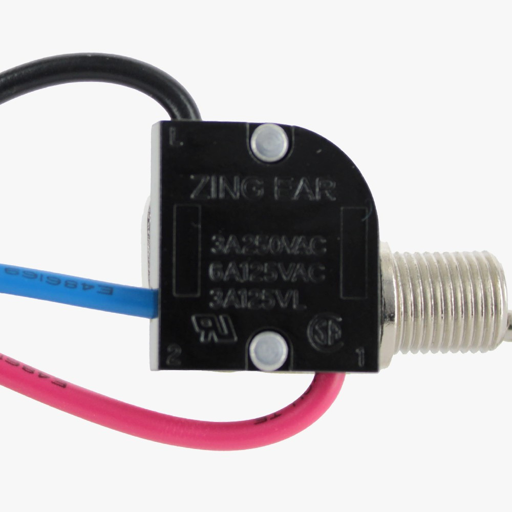 3-Way Canopy Pull chain Fan Light Switch - 3-Wire - Nickel Finish