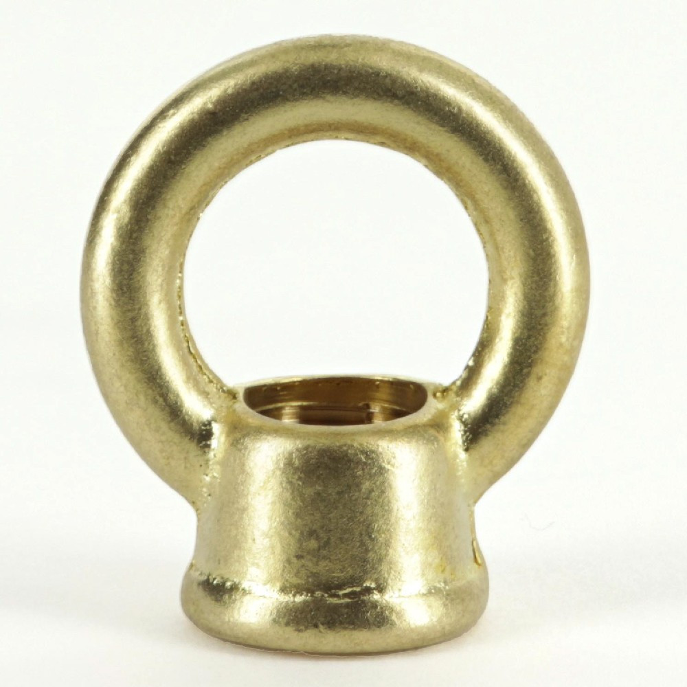 1/8ips - Female Threaded 1in Diameter Solid Brass Loop