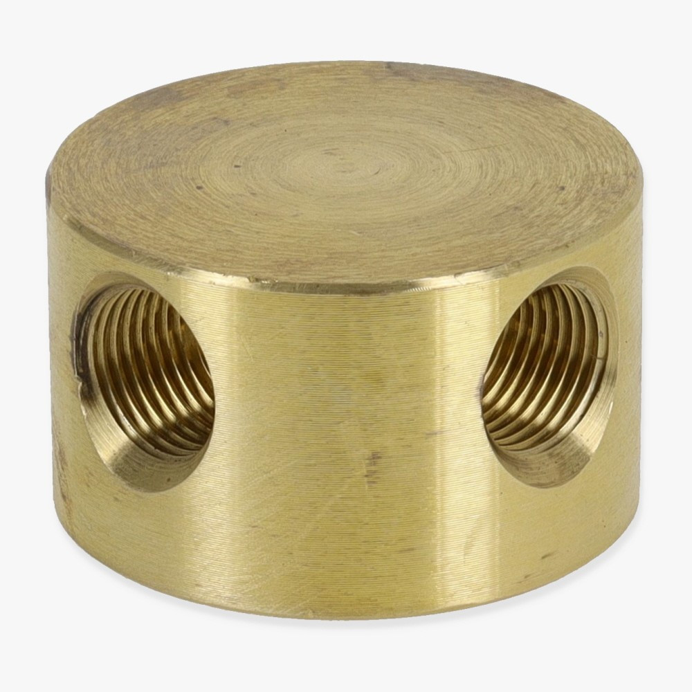 3 - 1/8ips Side Holes T 90 Degree x 1/4ips Female Bottom Hole Disc ...