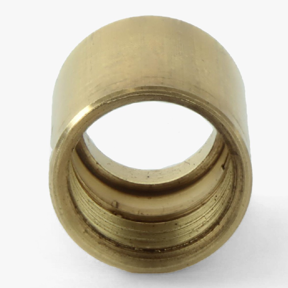 1/4ips Female x 1/8ips Slip - 9/16in W X 9/16in H - Straight Brass ...