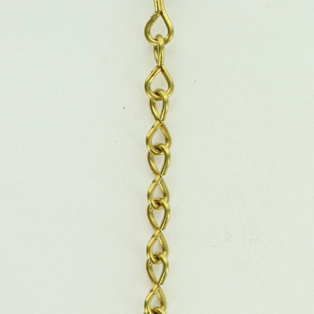 #18 (1/32in.) Thick Steel S/Jack Chain - Solid Brass