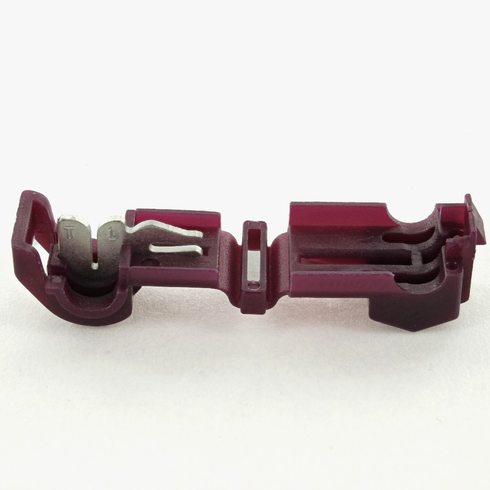 Maroon 22-18 Wire Gauge insulation-displacement-connectors (IDC)
